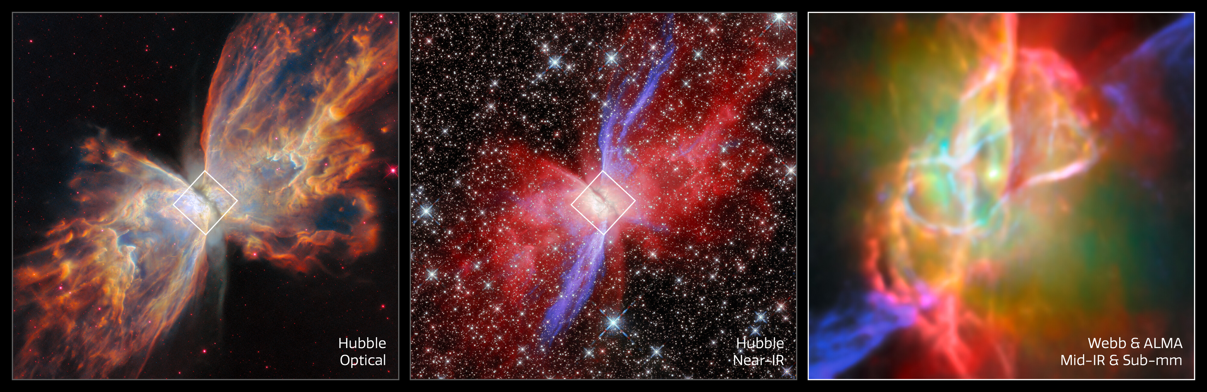 UKATC James Webb Space Telescope reveals cosmic Butterfly's hidden secrets